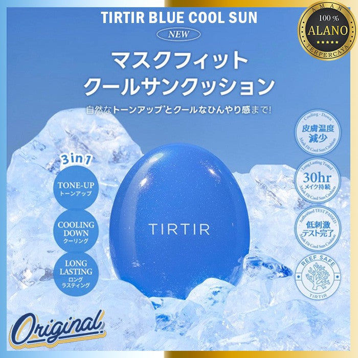Tirtir Mask Fit Cool Blue Sun Cushion | قناع تيرتير كول بلو – Glamorous ...