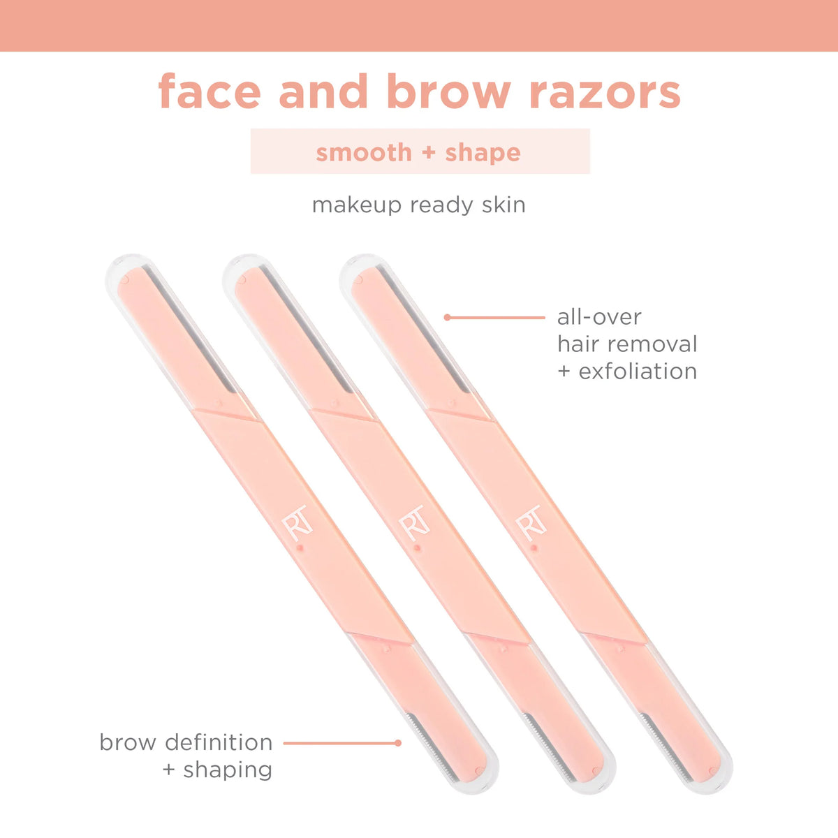 Real Techniques Face and Brow Razors – Glamorous Beauty